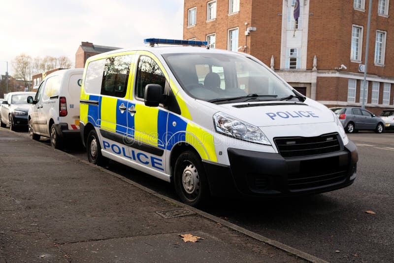 UK Police Van stock photo. Image of lights, roof, patrol - 687550