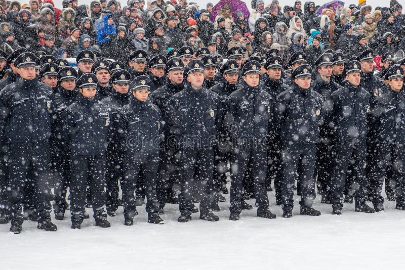 Police editorial photo. Image of police, winter, guard - 86226996