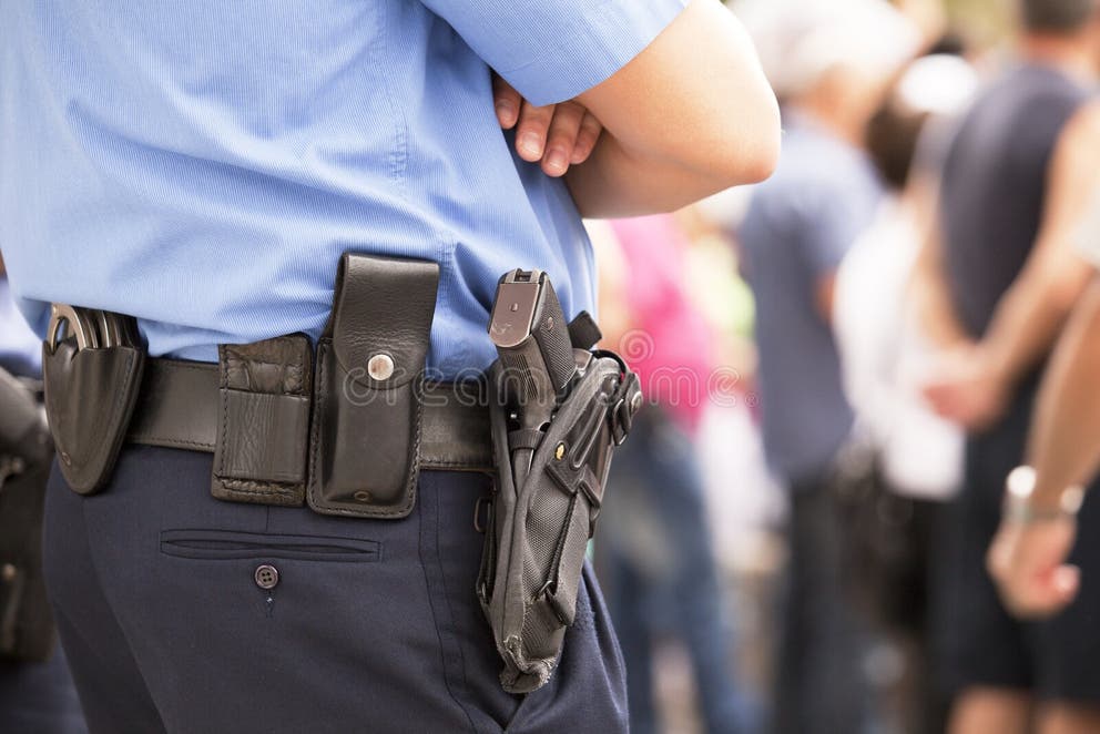 Police officer stock image. Image of armed, police, secure - 30242527