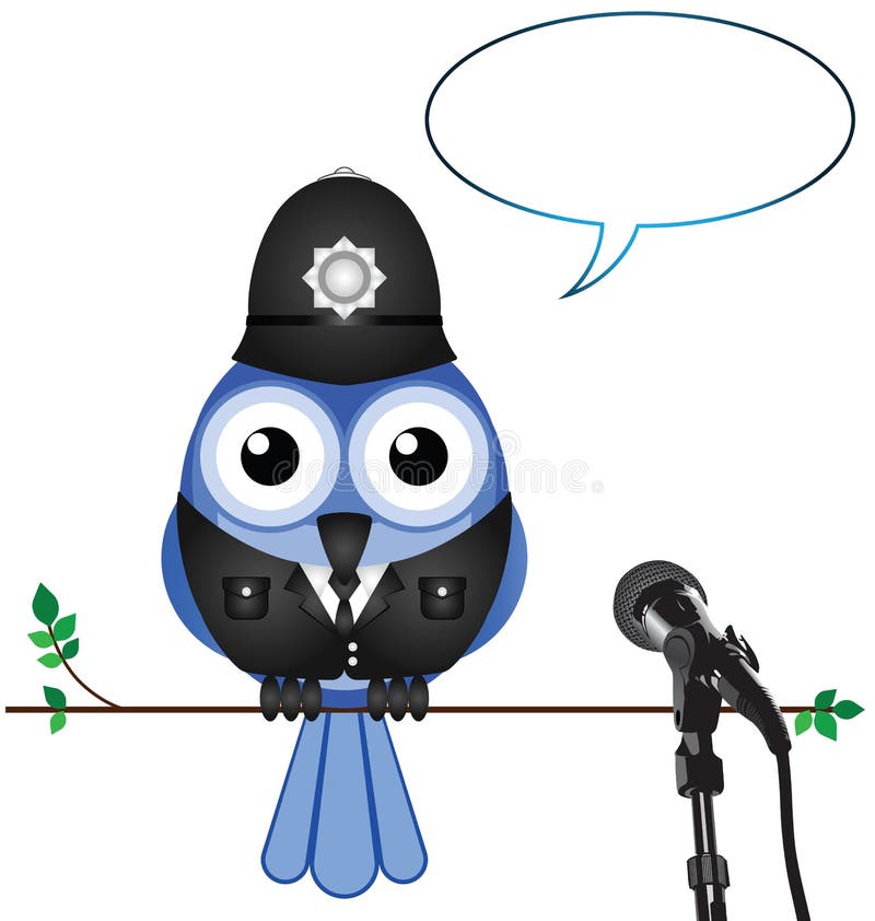 Policeman Giving Ticket stock vector. Illustration of standing - 5627108