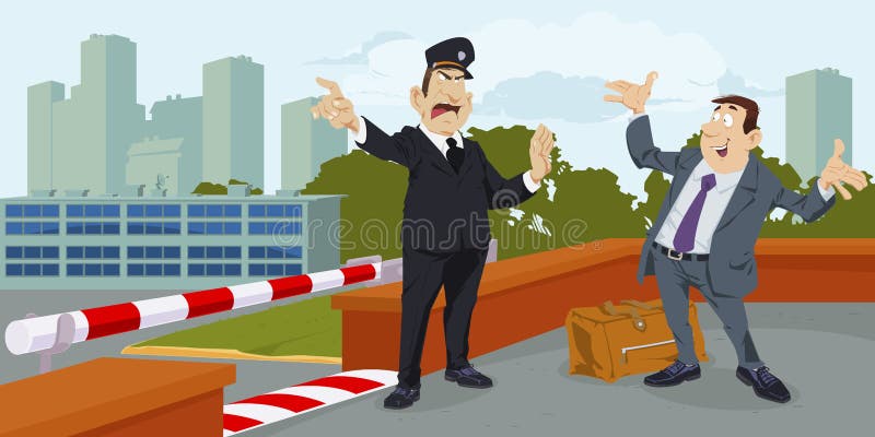 Cartoon Border Patrol Stock Illustrations – 79 Cartoon Border Patrol ...