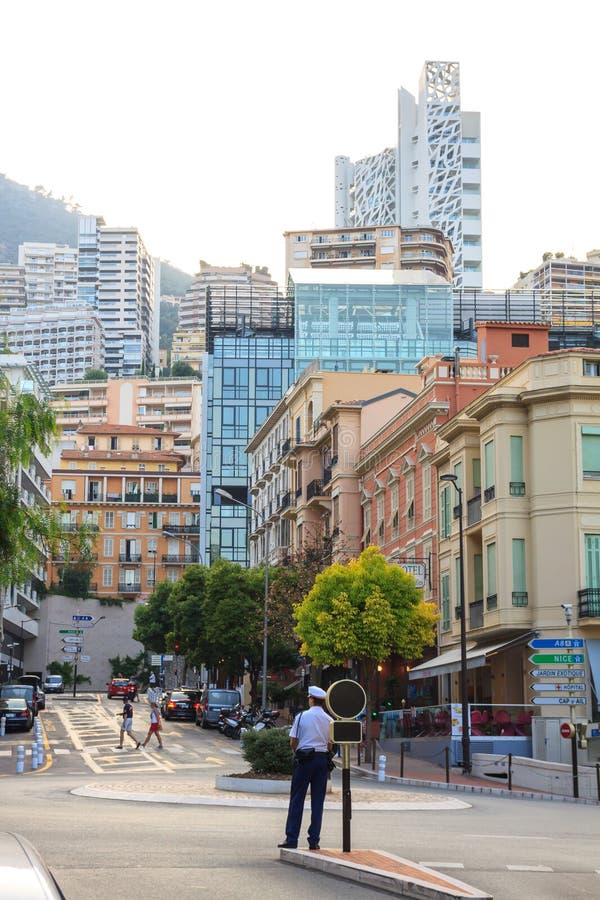 Policeman in Monte Carlo editorial photography. Image of constable ...
