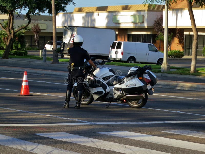 Motorcycle Cop stock image. Image of motorcycle, wheeled - 1577373