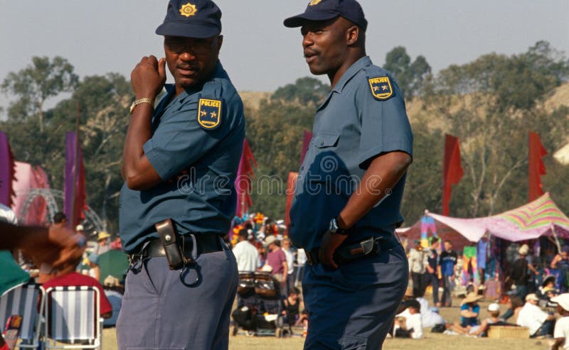 Policeman in South Africa editorial image. Image of officers - 25575295