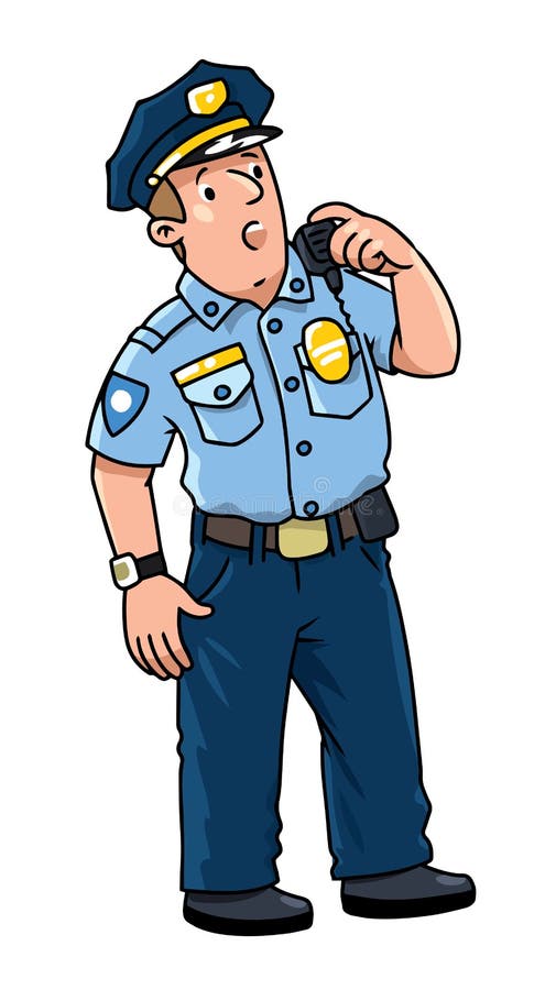 Police Man Talking Radio Stock Illustrations – 249 Police Man Talking ...