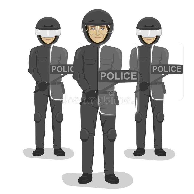 Police Riot Team Stock Illustrations – 92 Police Riot Team Stock ...
