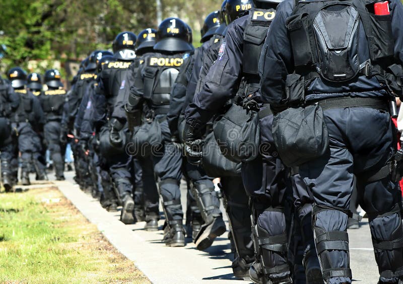 Policemen Walking Picture. Image: 3351277