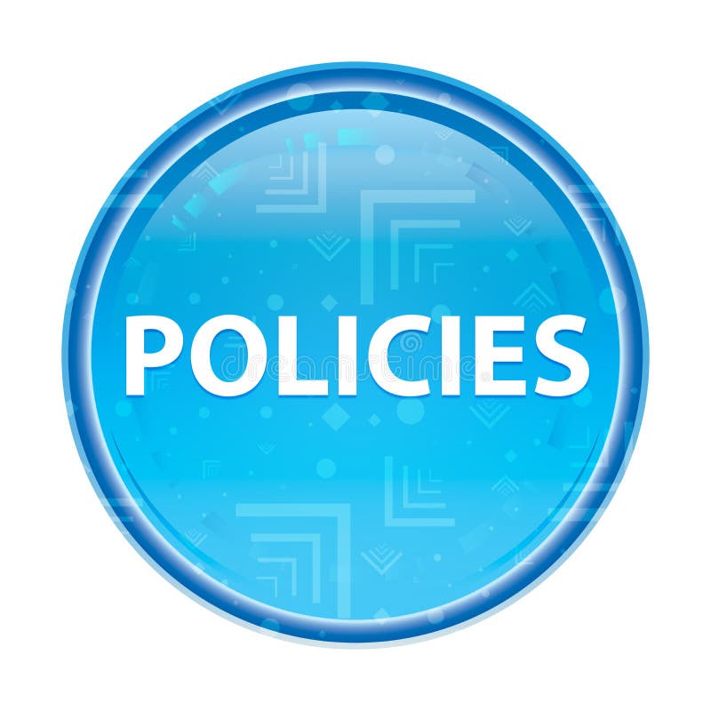 Policies Glossy Blue Round Button Stock Illustrations – 4 Policies ...