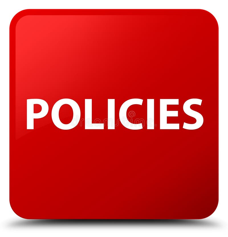 Policies red square button stock illustration. Illustration of ... Policies red square button stock illustration. Illustration of ...