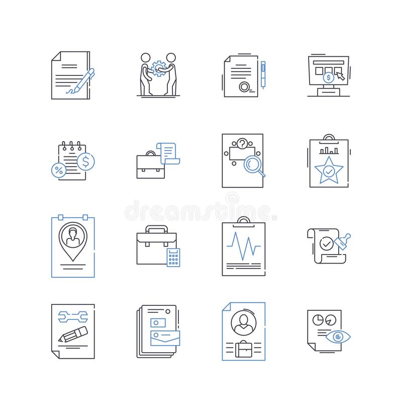 Policies Line Icons Collection. Regulations, Guidelines, Procedures ... Policies Line Icons Collection. Regulations, Guidelines, Procedures ...