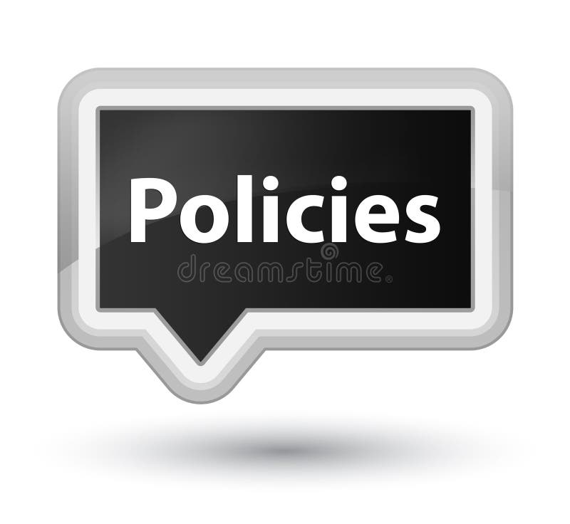 Policies Prime Blue Banner Button Stock Illustration - Illustration of ...