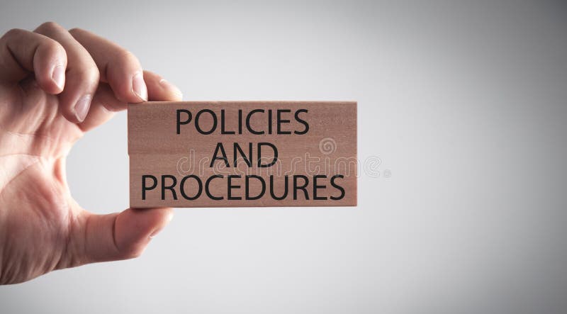 Policies and Procedures. Rules Concept Stock Image - Image of ...