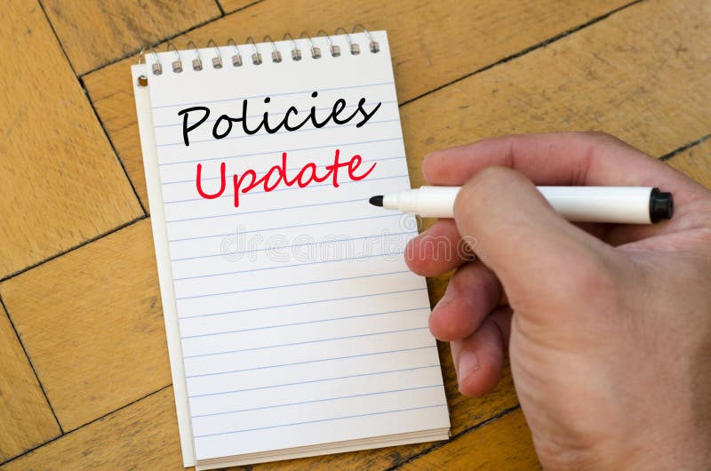Policies Update Text Concept Stock Photo - Image of quality, idea: 89837370 Policies Update Text Concept Stock Photo - Image of quality, idea: 89837370
