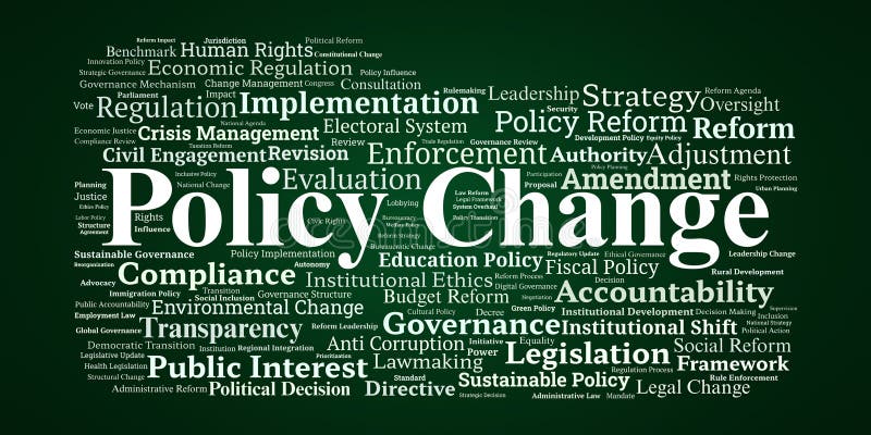 Policy Change Word Cloud. Key Terms in Reform, Governance, and ...