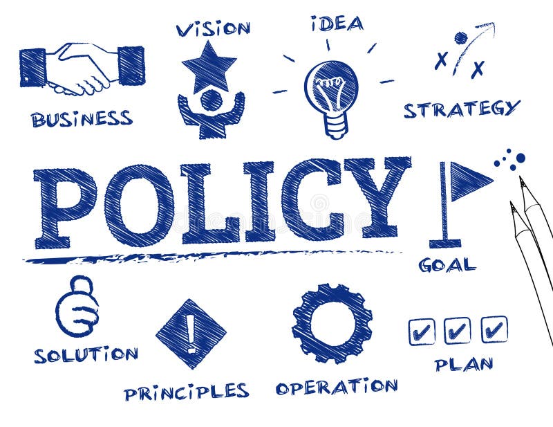 Policy concept stock illustration. Illustration of principles - 66579164