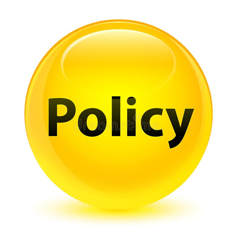 Policy Glassy Yellow Round Button Stock Illustrations – 2 Policy Glassy ...