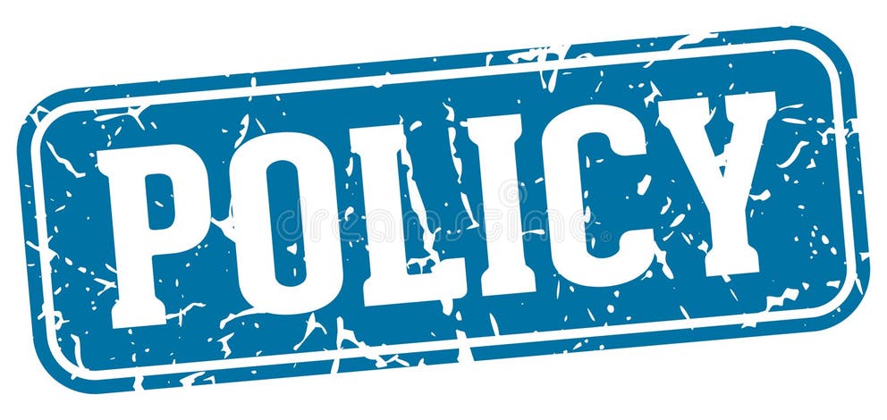 Policy Rectangular Sign. Policy Stamp Stock Vector - Illustration of ...