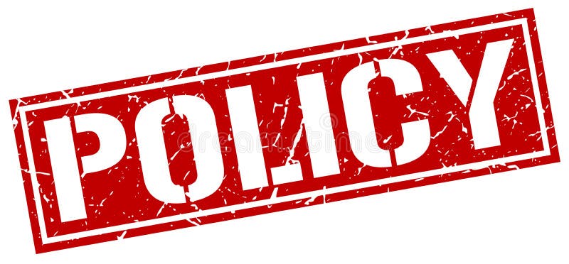 Policy square grunge stamp stock vector. Illustration of seal - 90419493