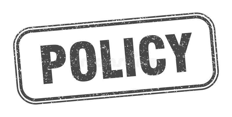 Policy Stamp. Policy Square Grunge Sign Stock Vector - Illustration of ...