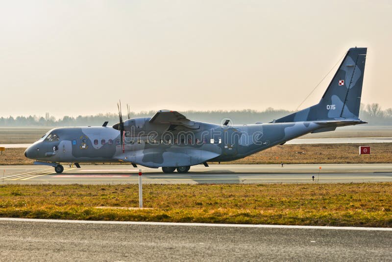 Polish Air Force plane editorial stock photo. Image of epwa - 141643388