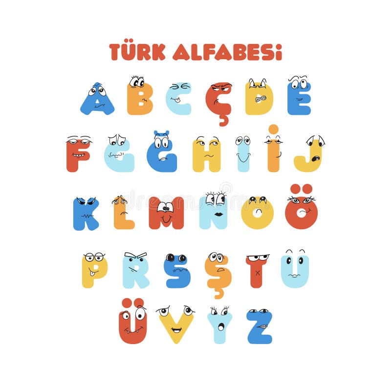 Turkey Alphabet Stock Illustrations – 381 Turkey Alphabet Stock ...
