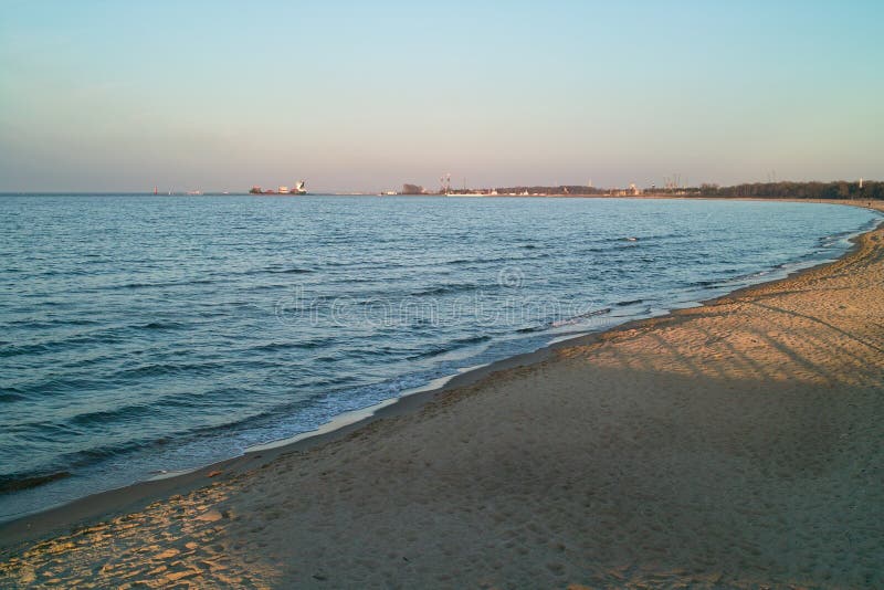 Polish Baltic coast. stock image. Image of baltic, gdansk - 21622197