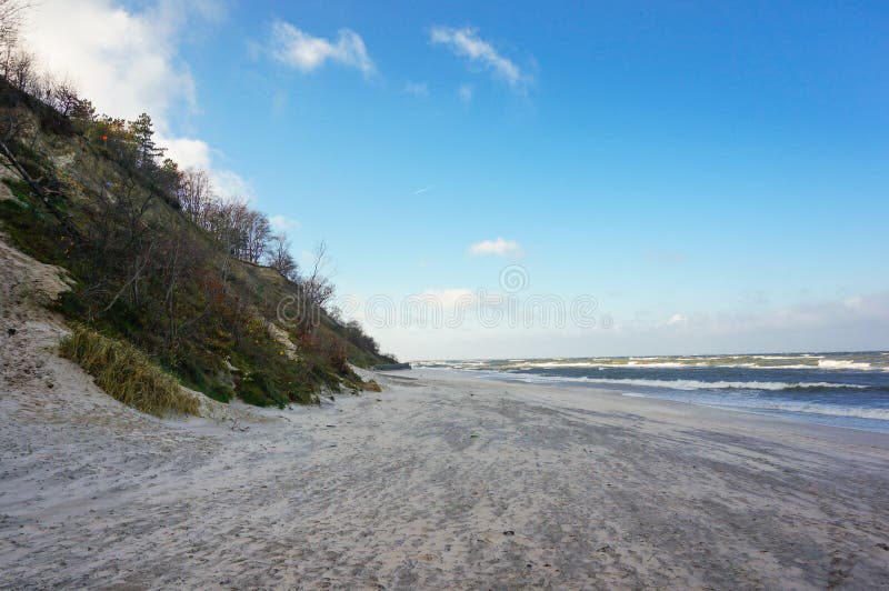 Polish beach stock image. Image of nature, outdoor, natural - 65933789