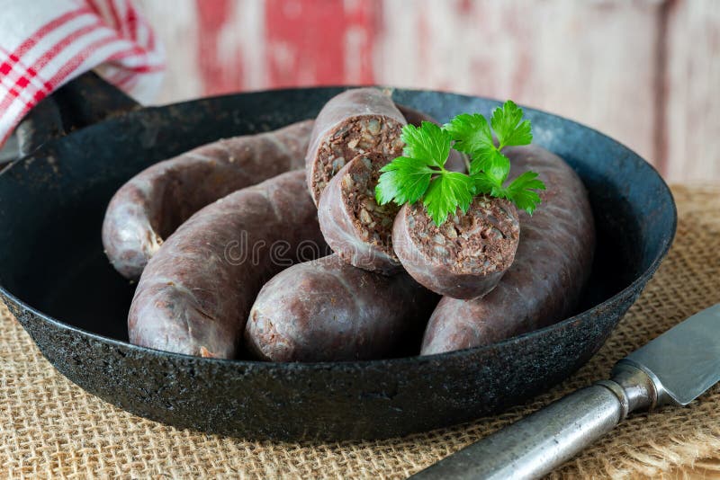 Polish black pudding stock image. Image of meat, gourmet - 258015903