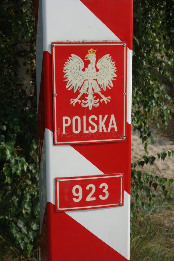 Polish border stock image. Image of border, sign, white - 42921477