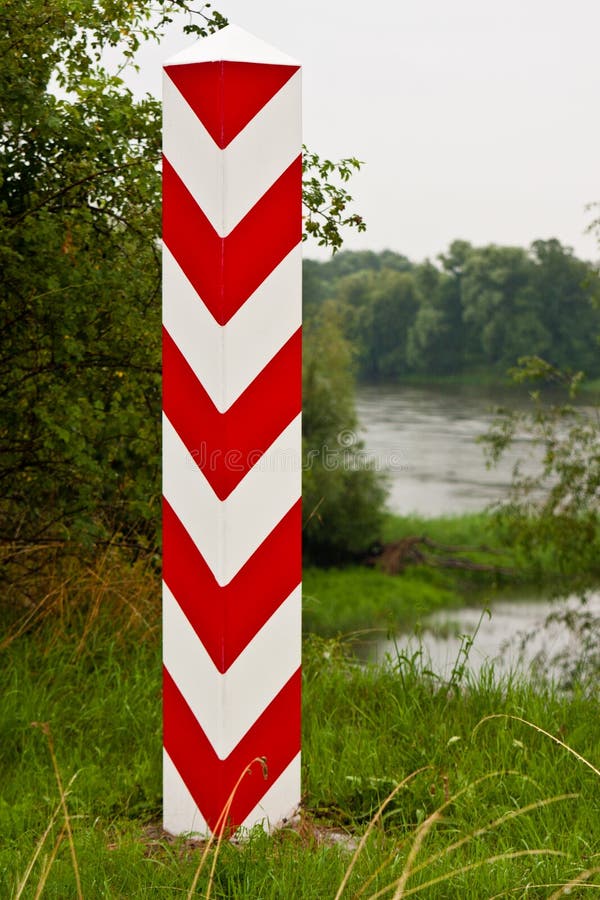 Polish Boundary Post stock photo. Image of poland, border - 17125914