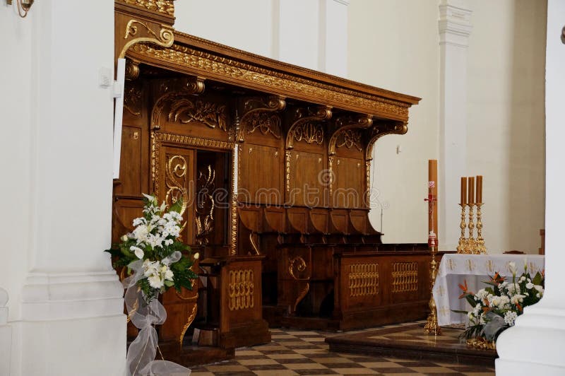 The polish church stock photo. Image of timber, fresco - 47886348