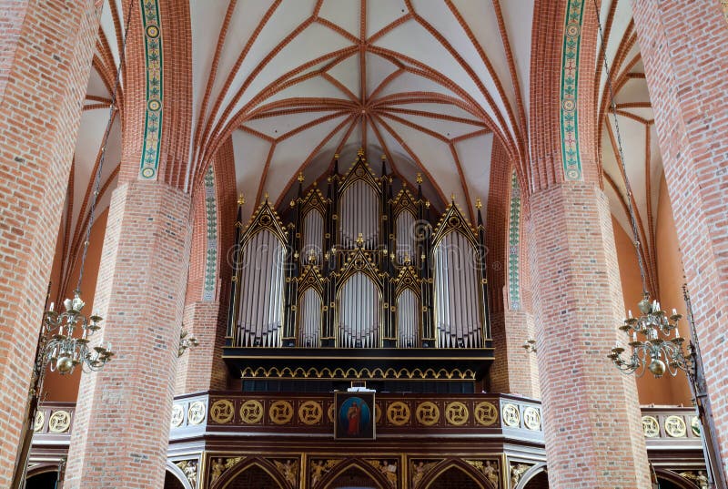 Polish church interior editorial stock photo. Image of decoration ...