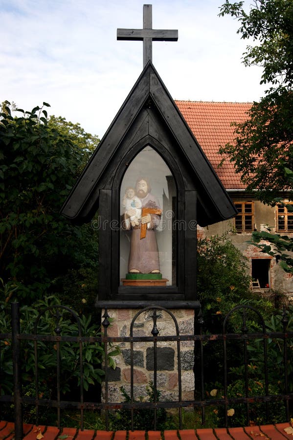 The polish church stock image. Image of fresco, timber - 91817301