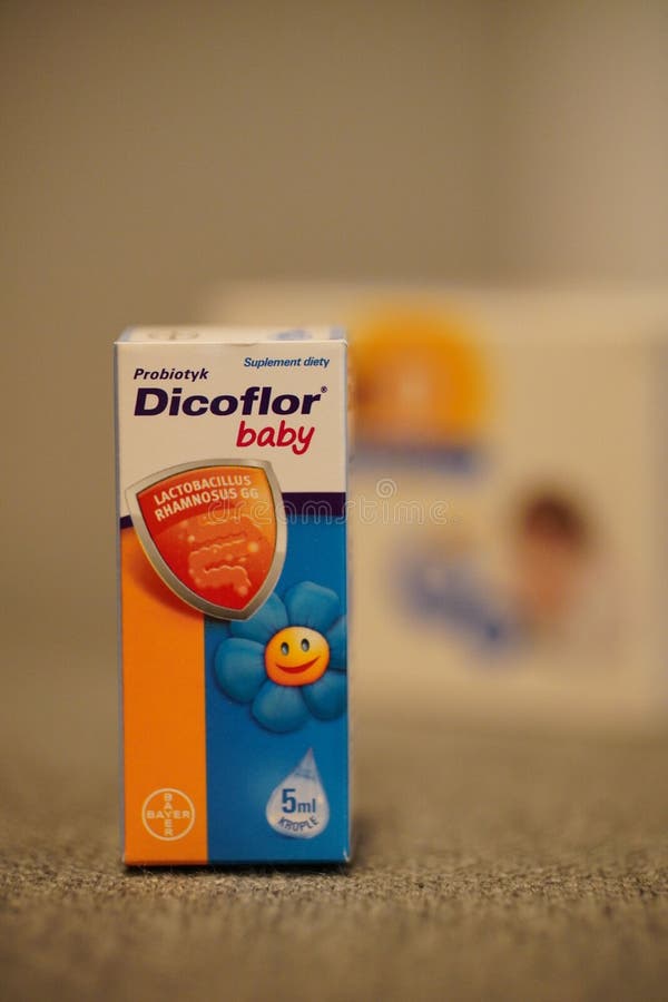 Polish Dicoflor Baby Probiotics in a Box. Editorial Photography - Image ...