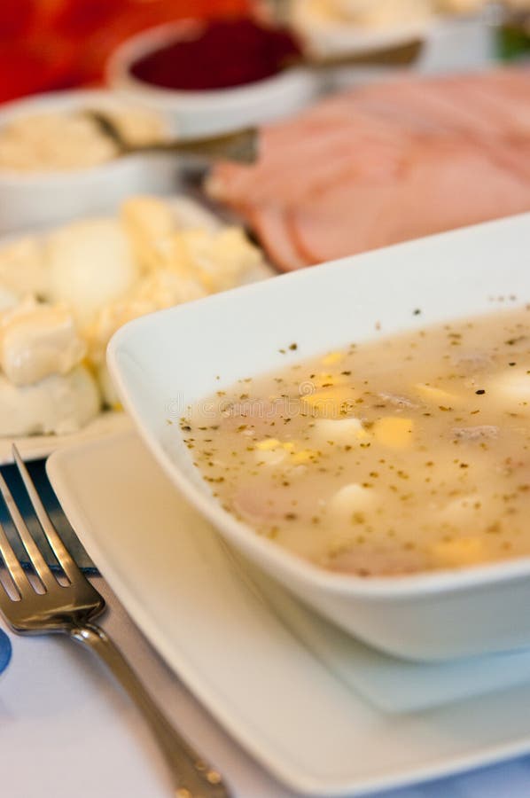 Polish Easter table stock photo. Image of traditional - 31269166