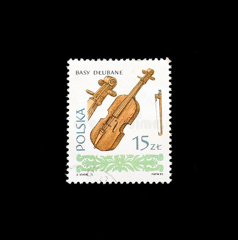 Polish Folk Stringed Musical Instrument Editorial Image - Image of ...