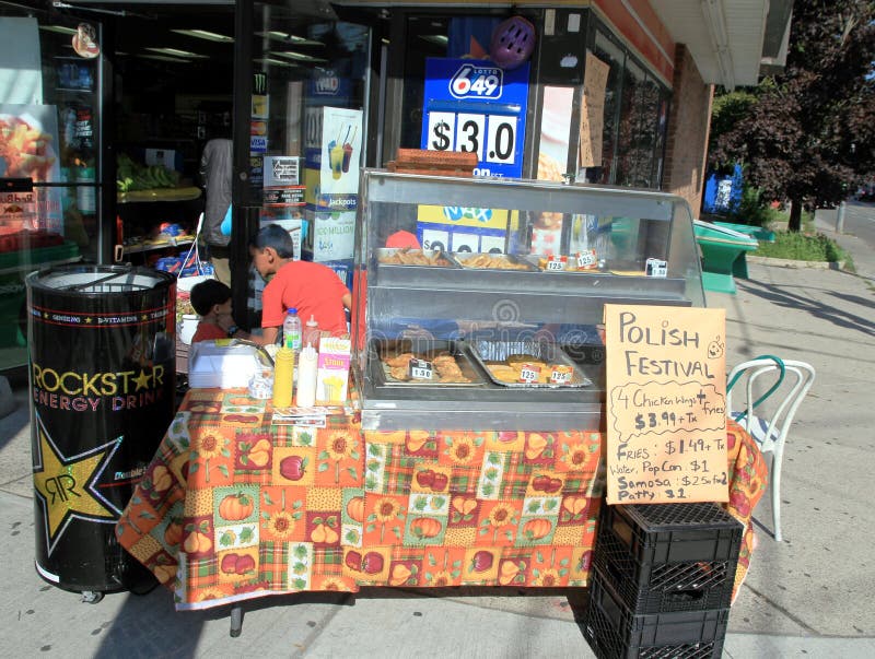 Polish Food Street Stand editorial image. Image of summer - 28045835