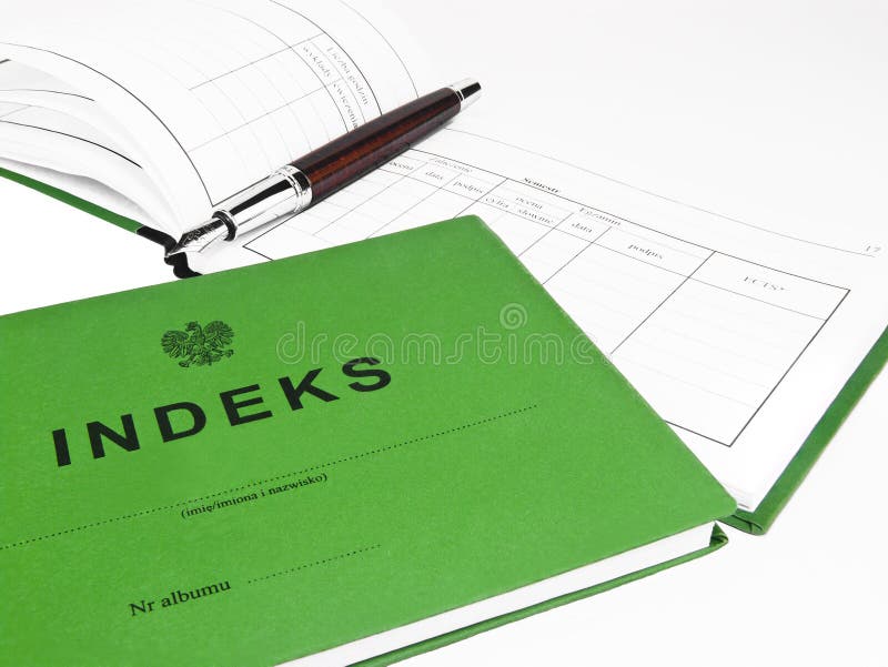 Polish indeks stock image. Image of studia, polski, people - 18751101