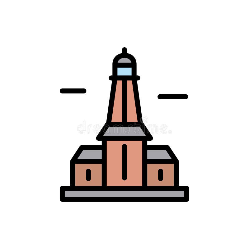 Polish, Lighthouse Icon. Simple Color with Outline Vector Elements of ...