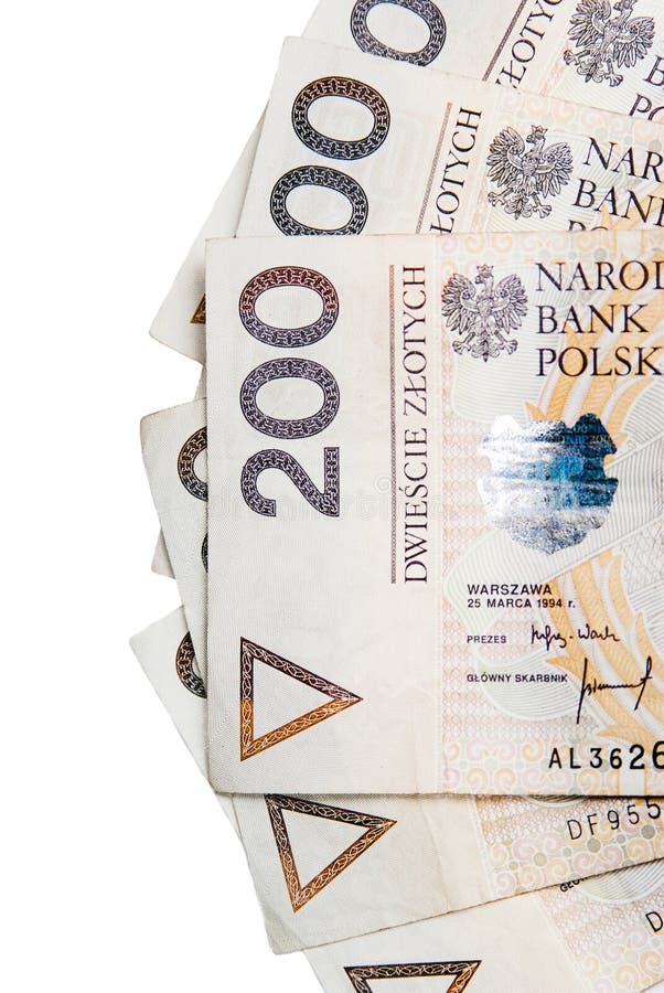 Polish money stock image. Image of isolated, bill, money - 20074489