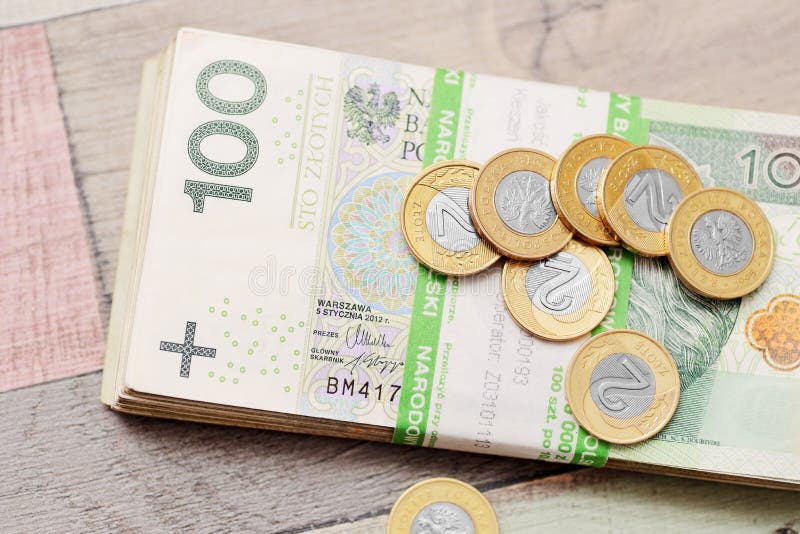 Polish money. stock image. Image of bill, finance, money - 67660445