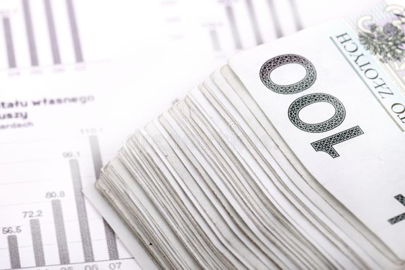 Paying with Polish Banknotes - 100 Zloty Stock Photo - Image of europe ...