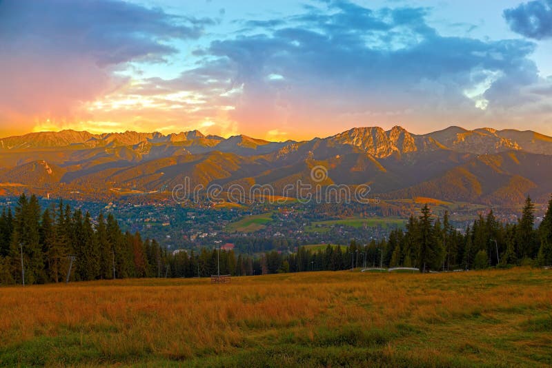 Polish mountains stock image. Image of poland, mountains - 29687483