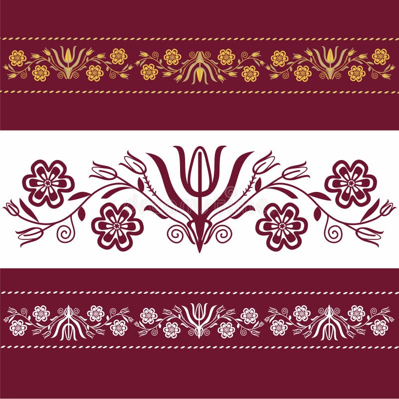 Polish folk stock vector. Illustration of color, polish - 64998641