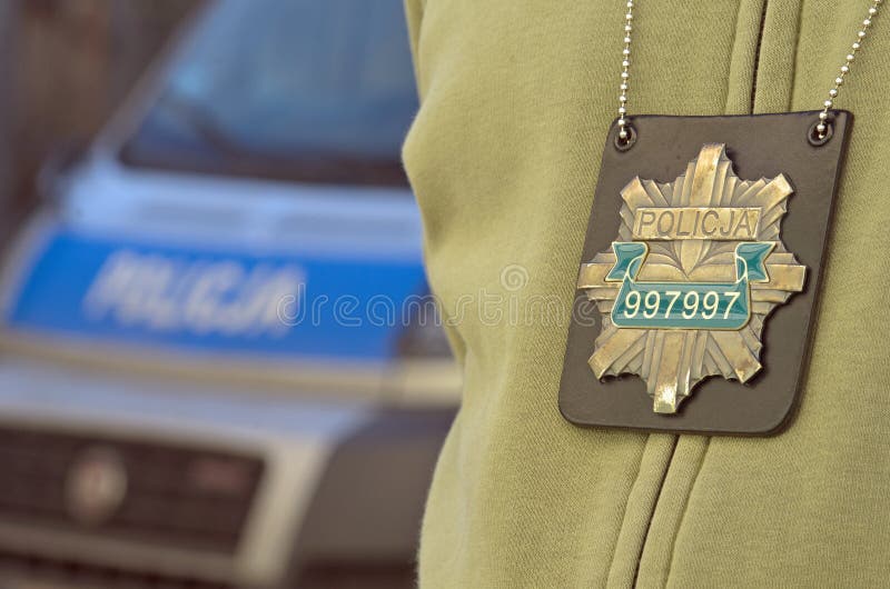 Polish Police sign stock image. Image of logo, duty, order - 37838079
