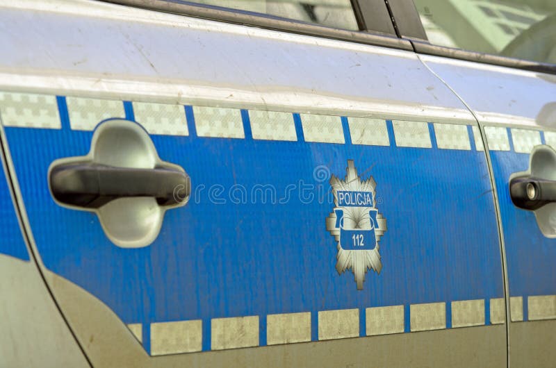 Polish Police sign stock photo. Image of order, duty - 38368350