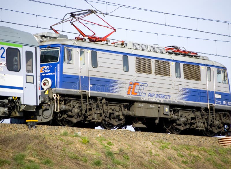 Poznan, Poland - April 2nd 2022: Polish PKP Intercity Train on the ...