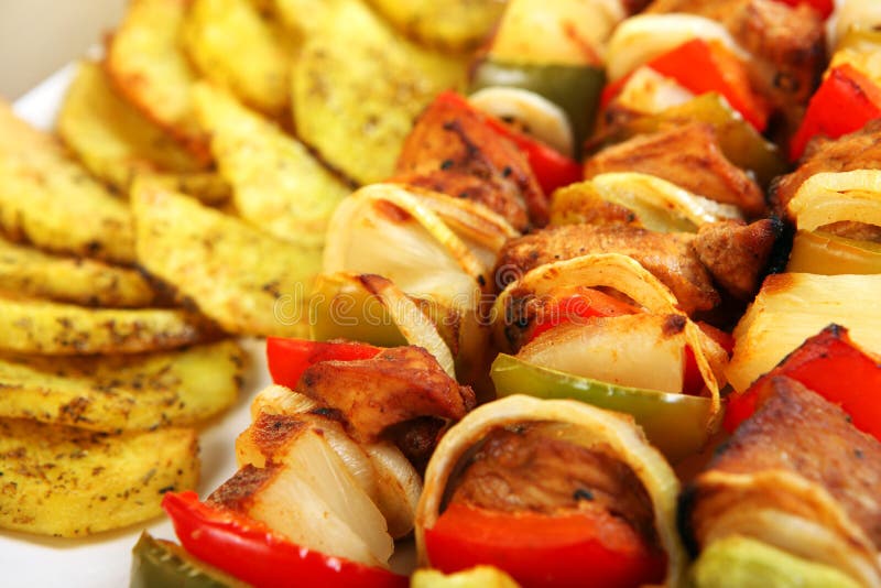Polish kebab stock photo. Image of heat, shashlick, grilled - 23064436