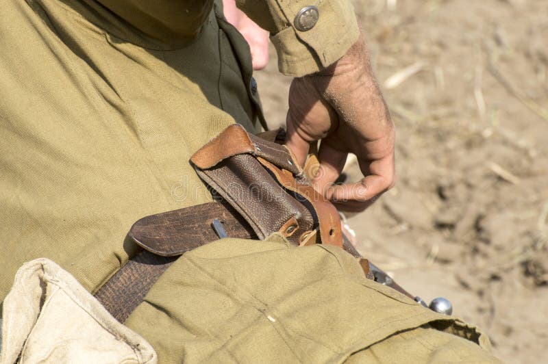Polish Soldier from the Beginning of World War II Stock Image - Image ...