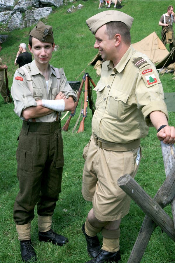 Polish Soldiers WWII editorial photography. Image of soldier - 13065192